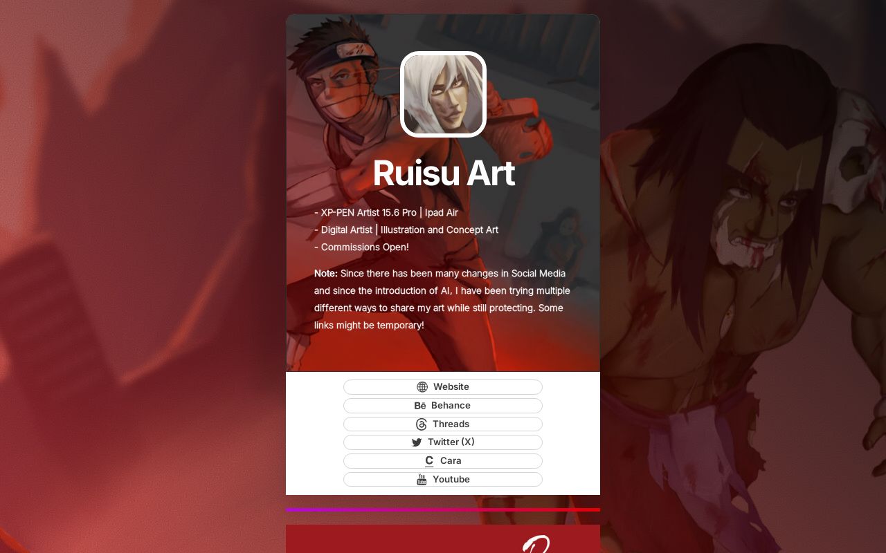 Ruisu Art Socials